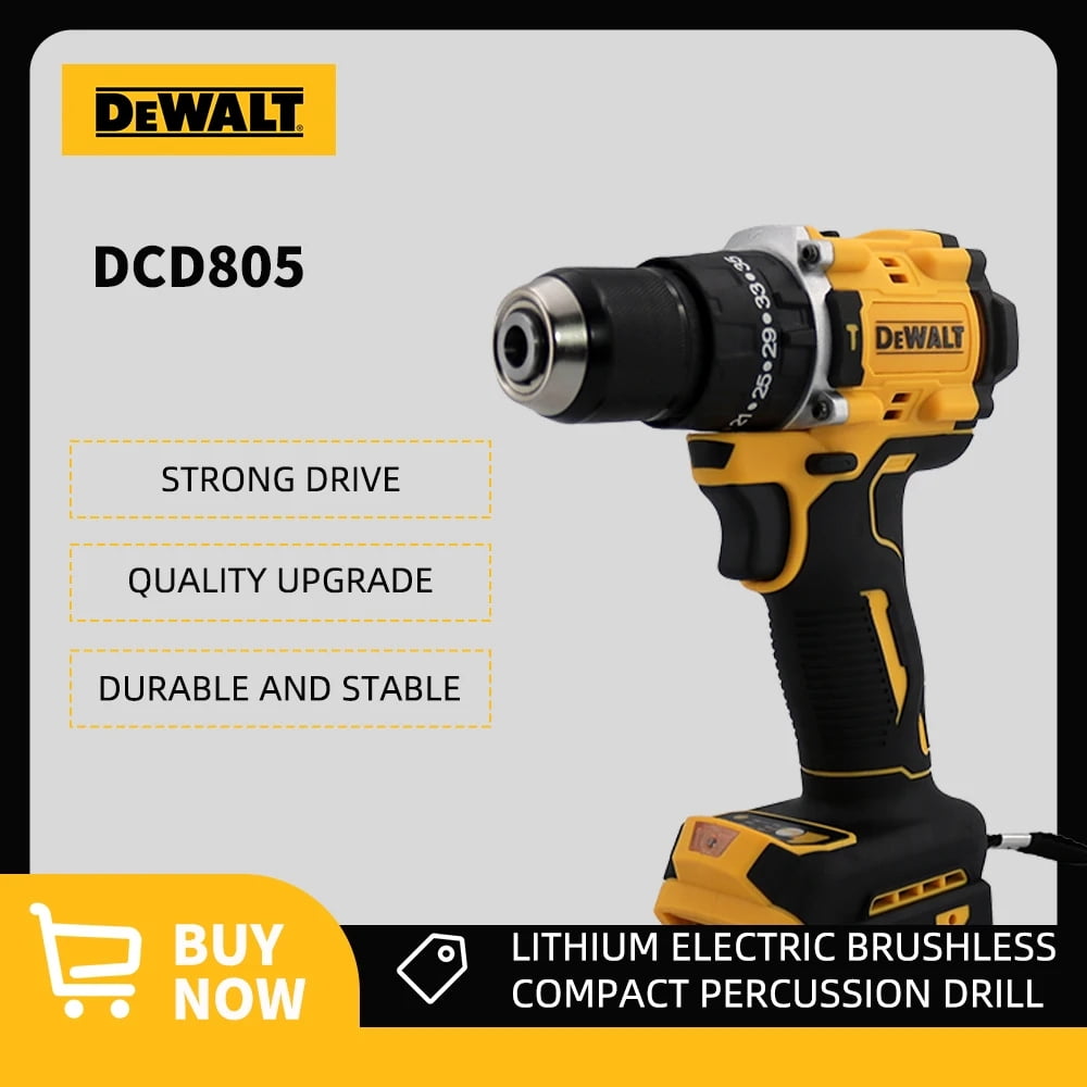 Dewalt 20v Rechargeable Brushless Compact Electric Screwdriver Hand