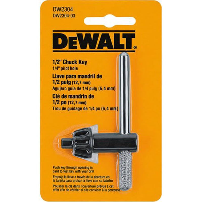 DeWalt DW2304 1/2-Inch Chuck Key with 1/4-Inch Pilot - DW2304 - Walmart.com