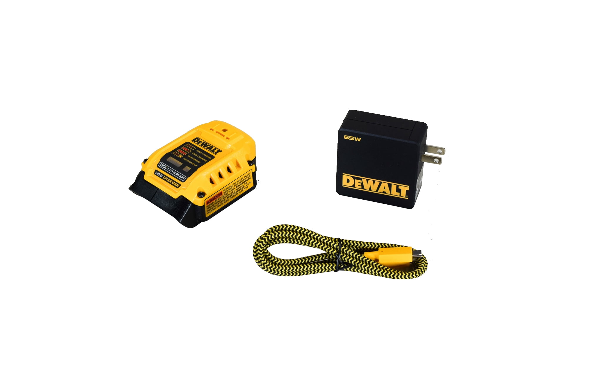 DeWalt DCB094K 20V Charger and USBC Adaptor Kit - Walmart Business Supplies