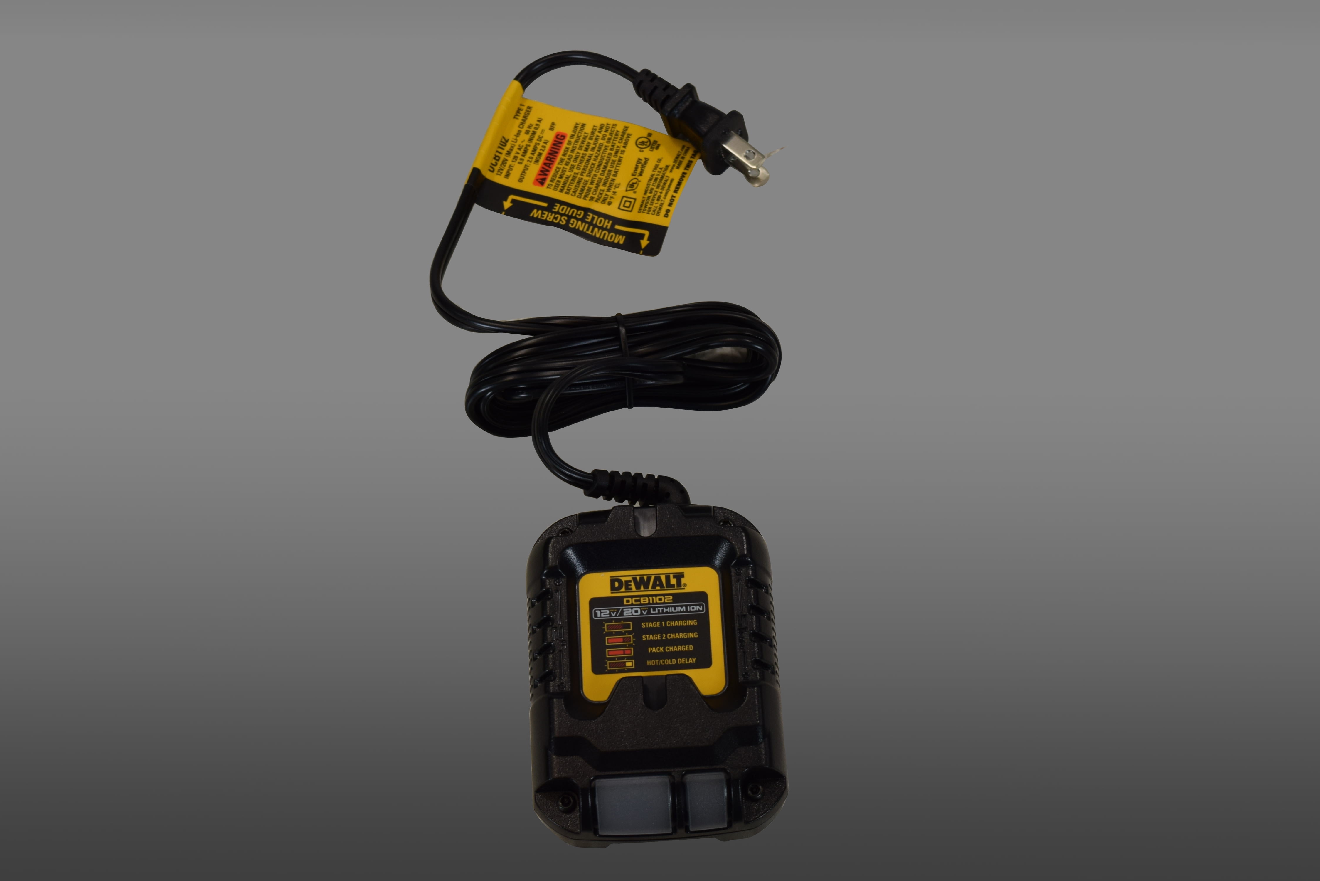 DEWALT Lithium-Ion 12V/20V Max Multi-Volt Charger with 2 Amp Charging ...
