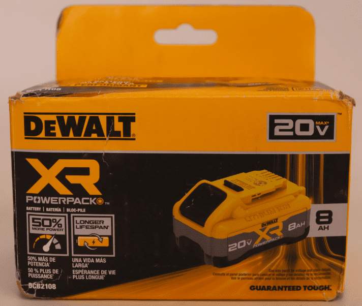 DeWalt DCB2108 20V MAX XR POWERPACK 8 Ah Battery – Extended Runtime ...