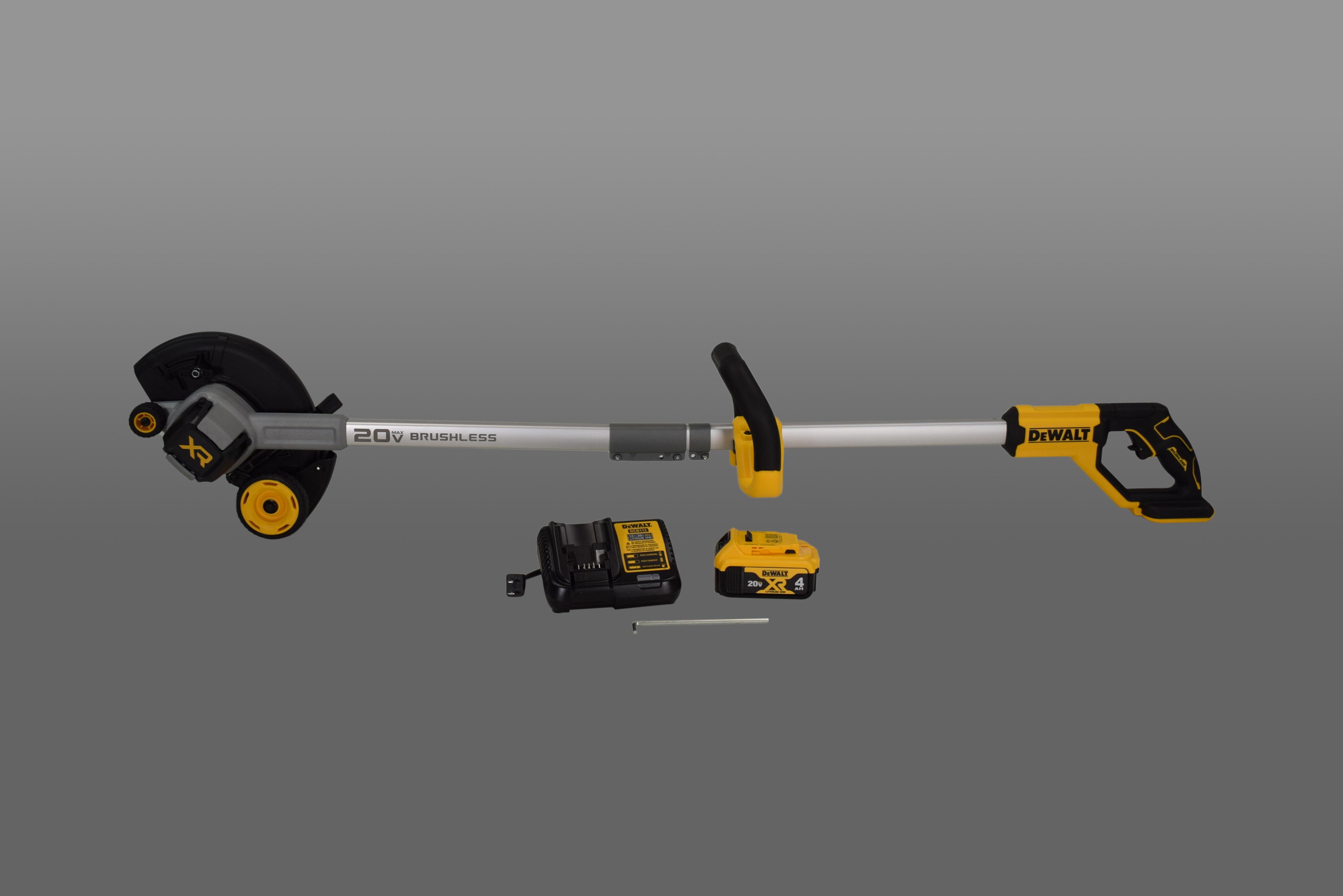 DeWalt DCED400M1 20V MAX Cordless Brushless 7.5" Lawn Edger Kit with 4. ...
