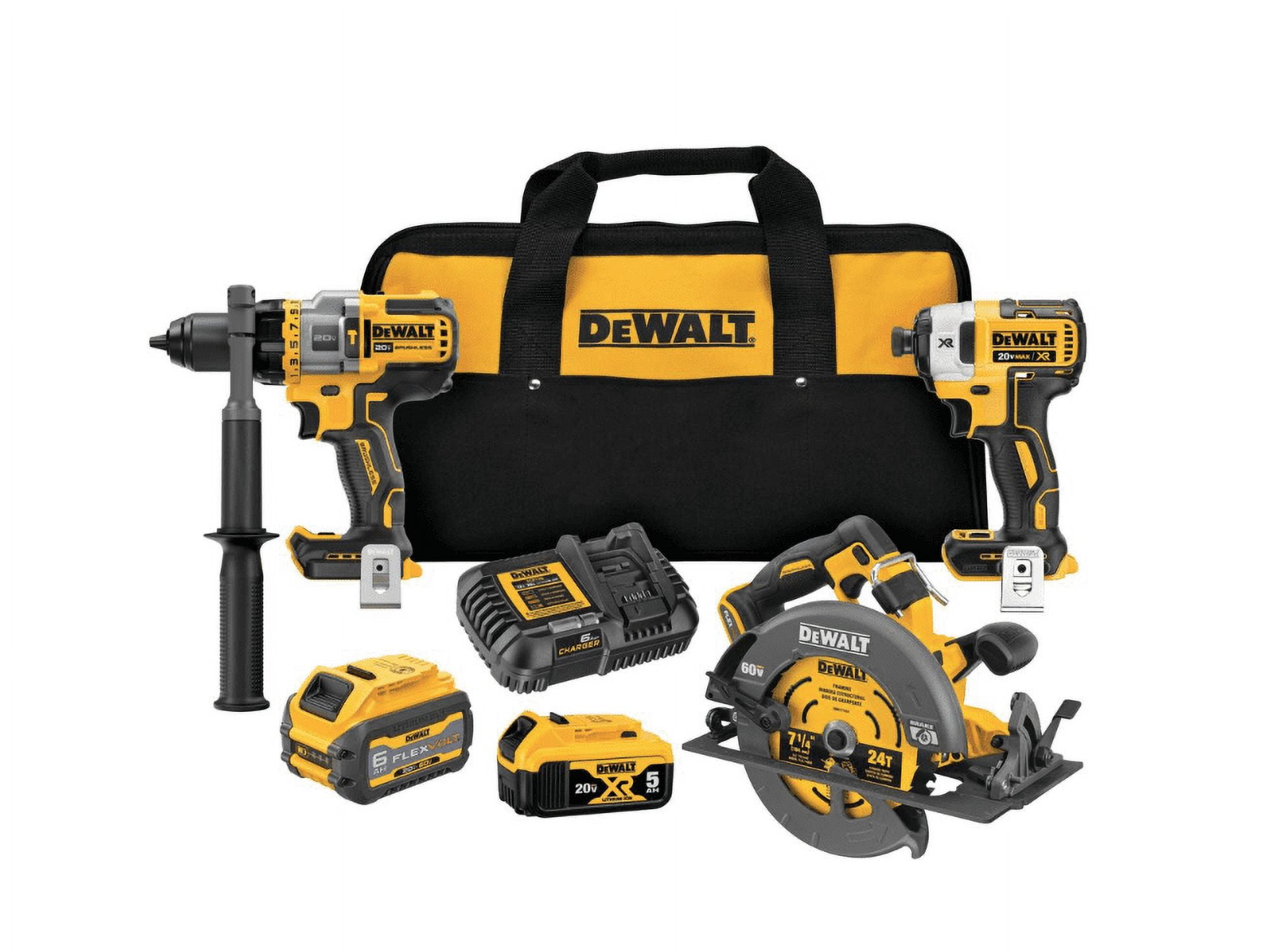 DeWalt 3 Tool Combo with Batteries and Charger 20V France Ubuy