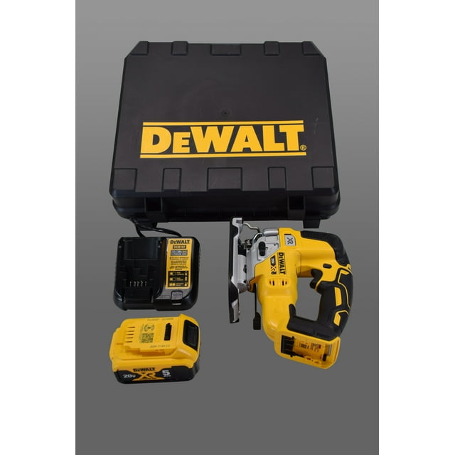 DeWalt DCS334P1 20V Max XR Cordless Jig Saw Kit with 5.0Ah Battery ...