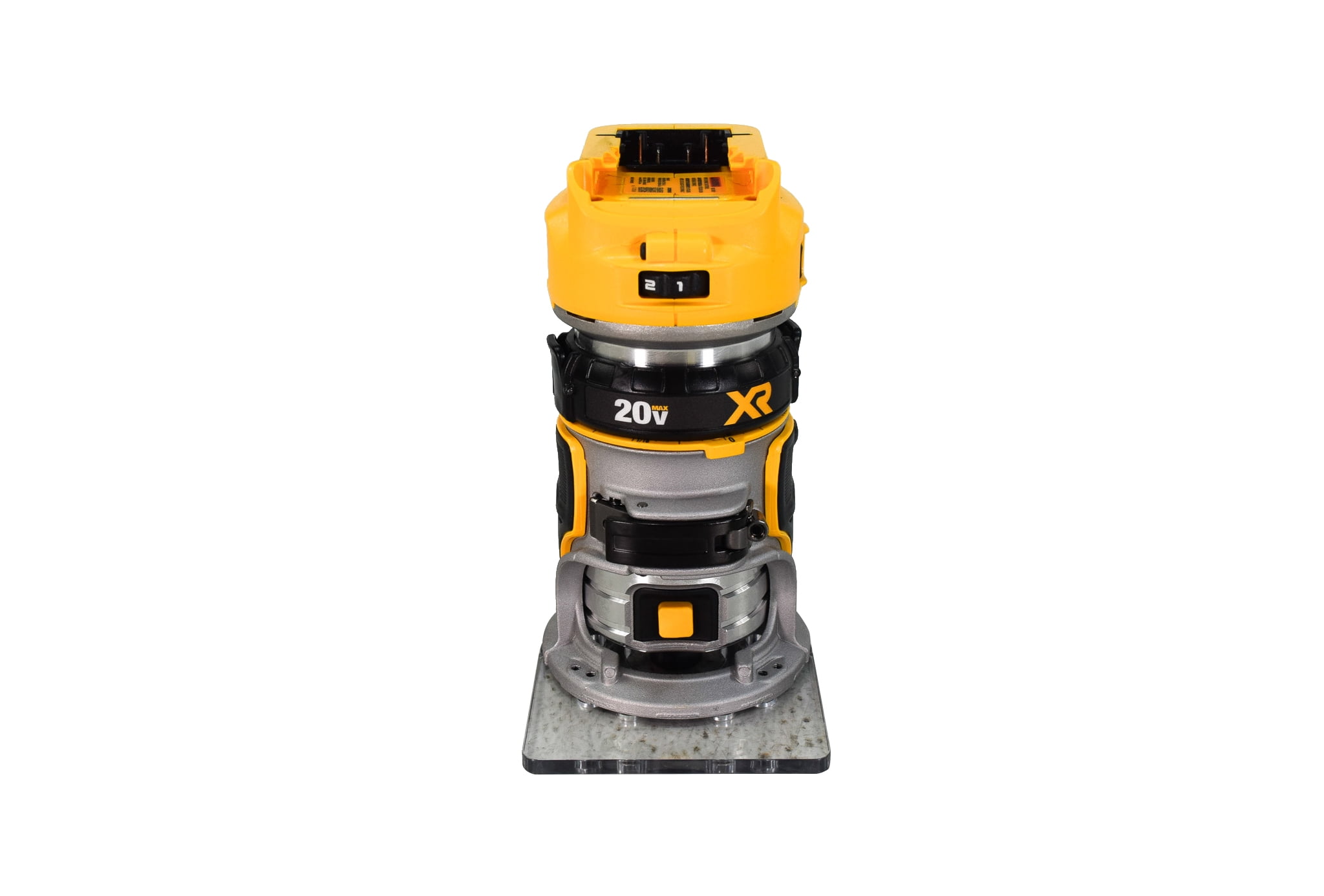 DeWalt 20V Cordless Power Compact Router DCW600B with Fixed Base and ...
