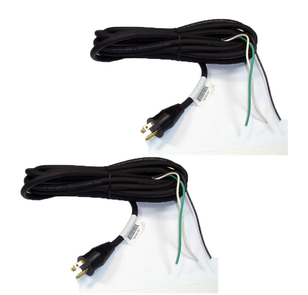 DeWalt DW540/DW704/DW705 2 Pack Power Cord 15'/16 Gauge/3-Wire - 36495 ...