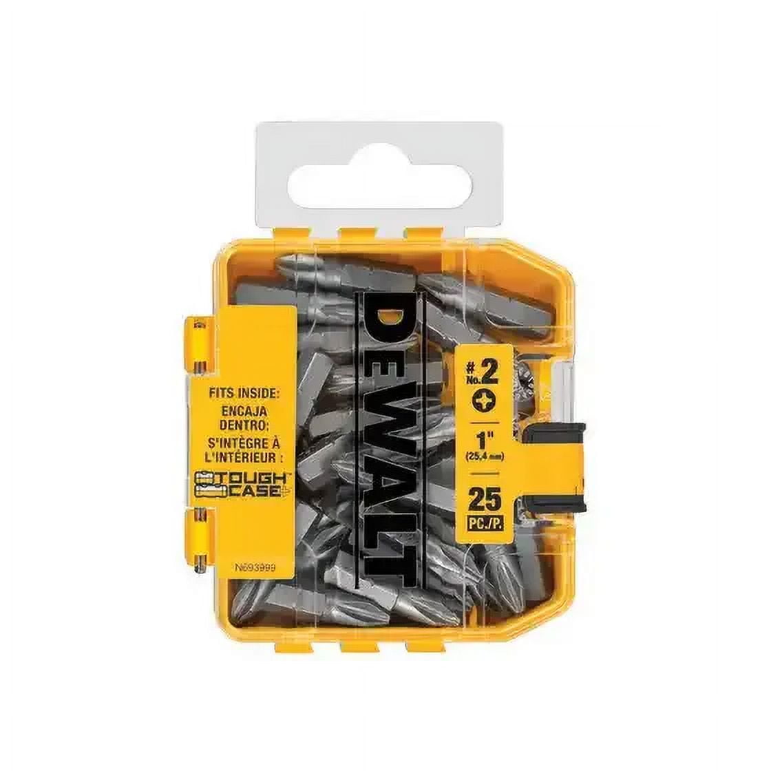 DeWalt DWAF2002B25 Insert Bit Tip, #2 Drive, Phillips Drive, 1/4 Inch ...