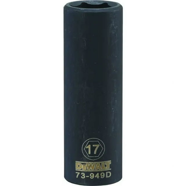 DeWalt DWMT73949OSP Impact Socket, 17 Millimeter Socket, 1/2 Inch Drive ...