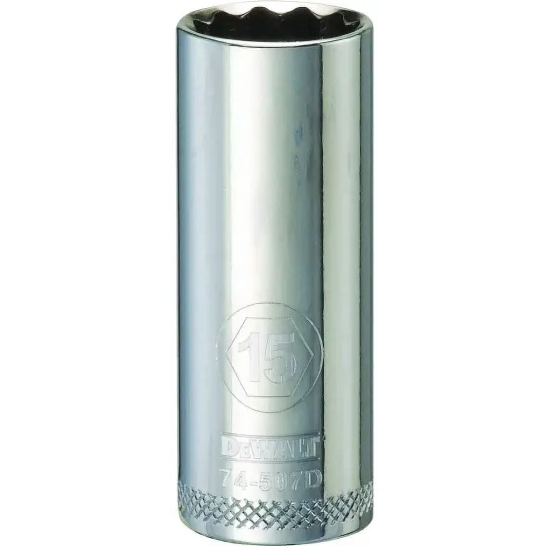 DeWalt DWMT74507OSP Drive Socket, 15 Millimeter Socket, 3/8 Inch Drive ...