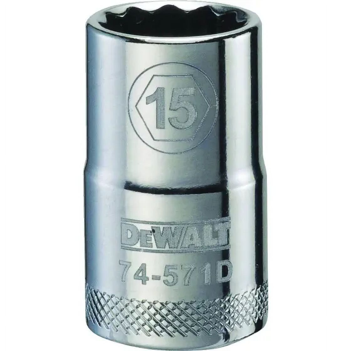 DeWalt DWMT74571OSP Drive Socket, 15 Millimeter Socket, 1/2 Inch Drive ...