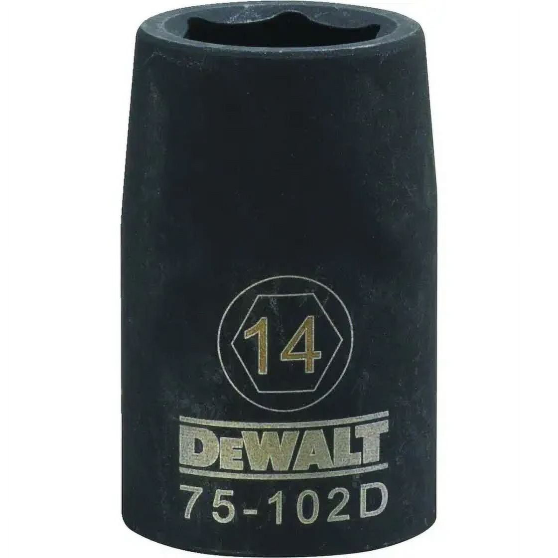 DeWalt DWMT75102OSP Deep Impact Socket, 14 Millimeter Socket, 1/2 Inch ...