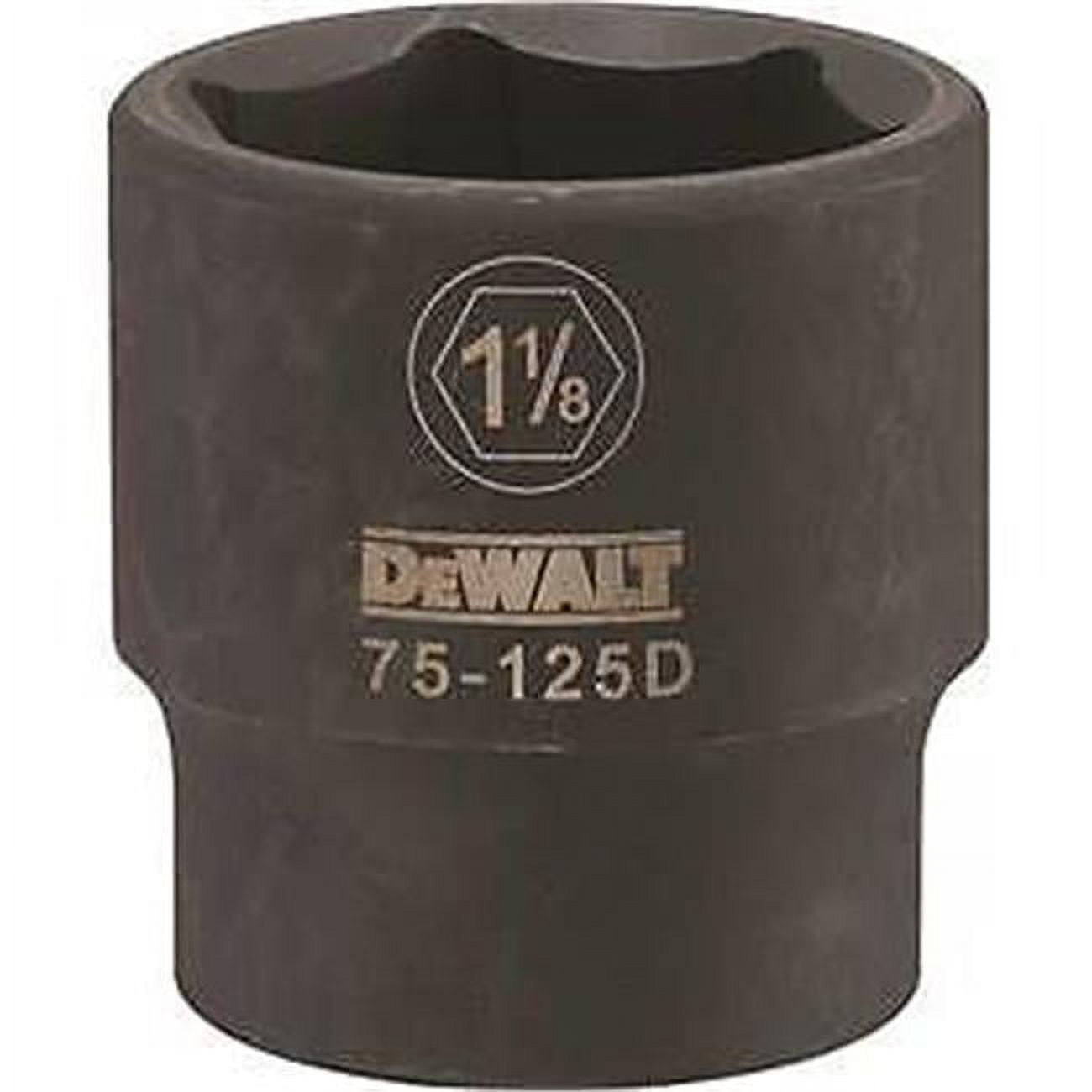 DeWalt DWMT75125OSP Impact Socket 1/2 in 1-1/8 in 6 Point - Walmart.com