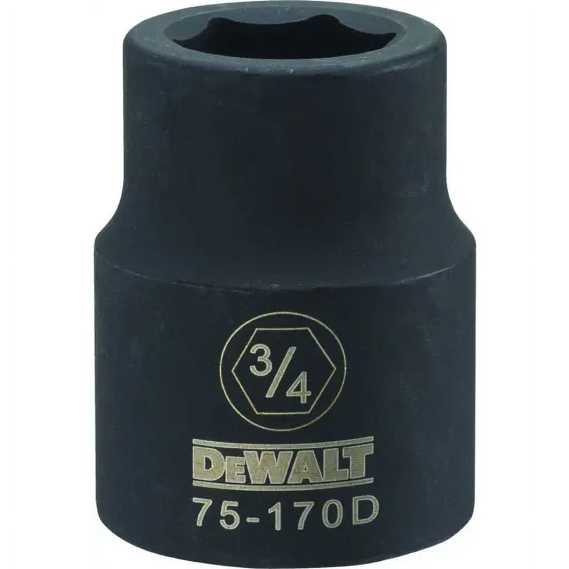 DeWalt DWMT75170OSP Impact Socket, 3/4 Inch Socket, 3/4 Inch Drive, 6 ...