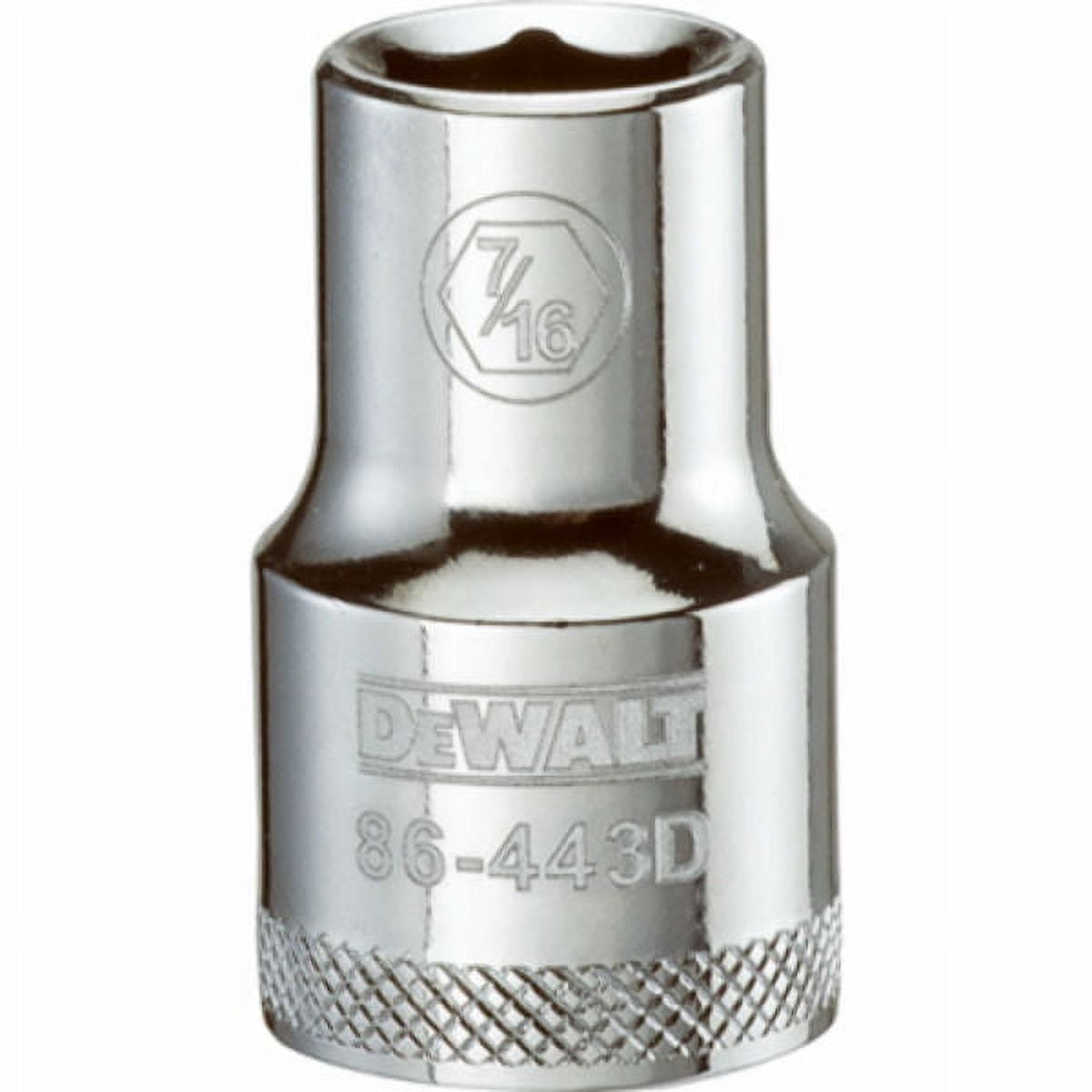 DeWalt DWMT86443OSP Polished Chrome Vanadium Hand Sockets, 1/2" Drive ...