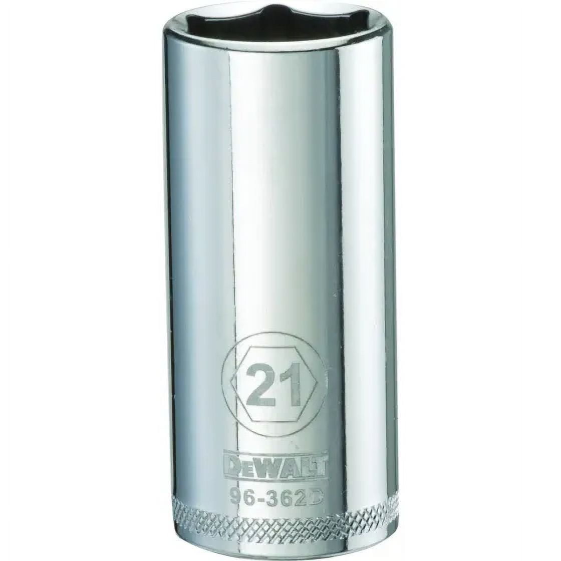 DeWalt DWMT96362OSP Drive Socket, 21 Millimeter Socket, 3/8 Inch Drive ...