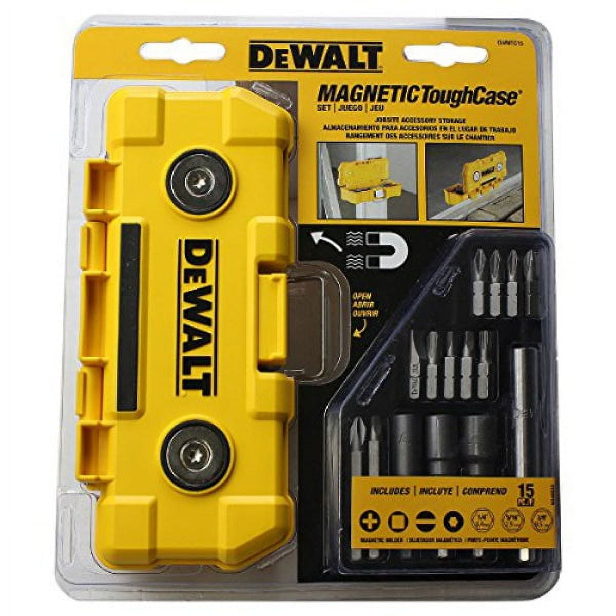 DeWalt DWMTC15 Magnet Tough Case, 15-Piece, Each - Walmart.com