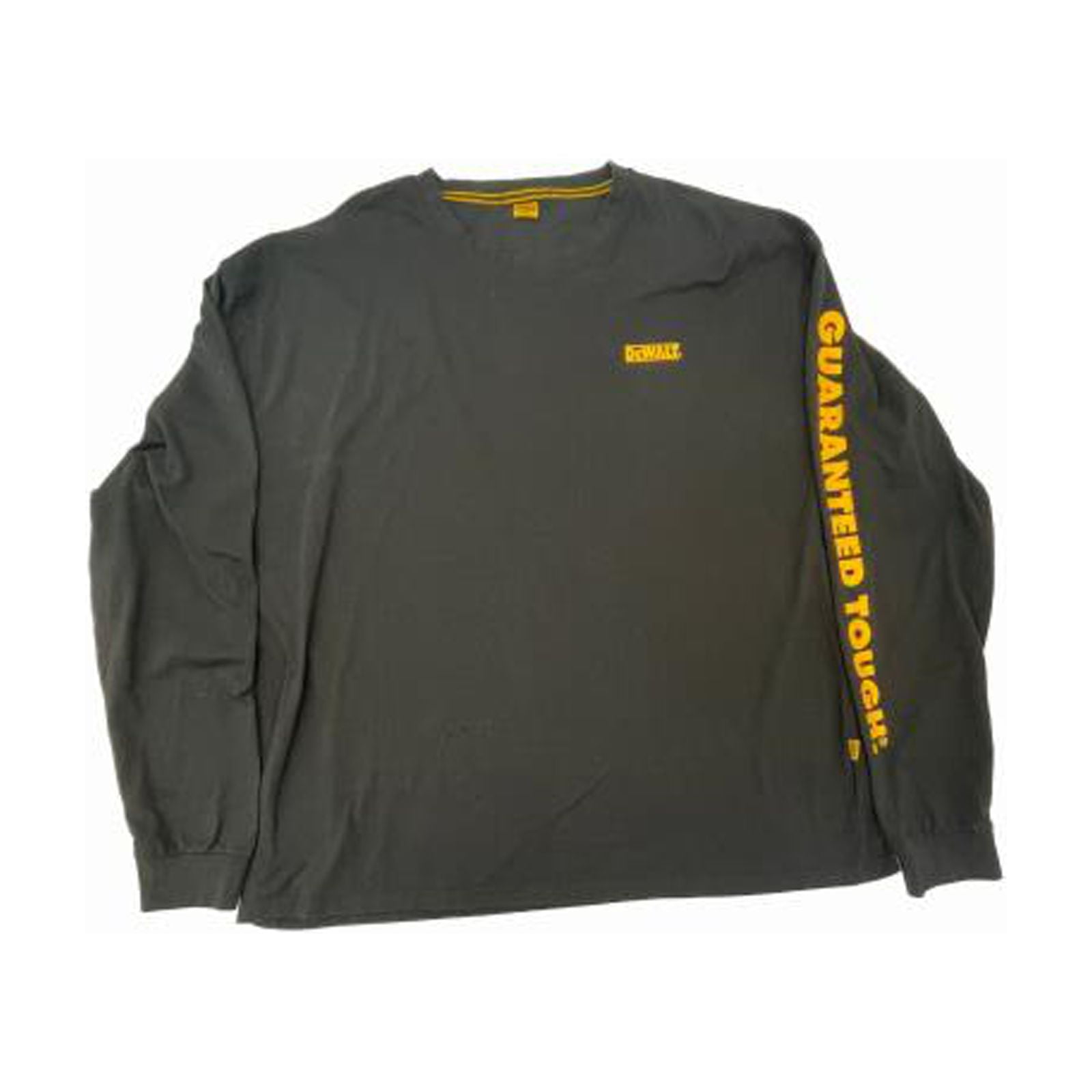 DeWalt DXWW50017-CHR-LRG Long Sleeve Logo T-Shirt, Charcoal Gray, Large ...
