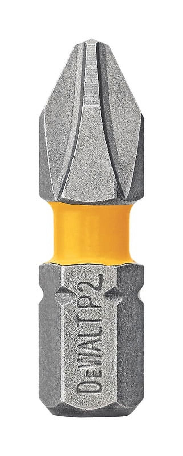 DeWalt Max Fit Phillips #1 X 1 in. L Insert Bit S2 Tool Steel 2 pc ...