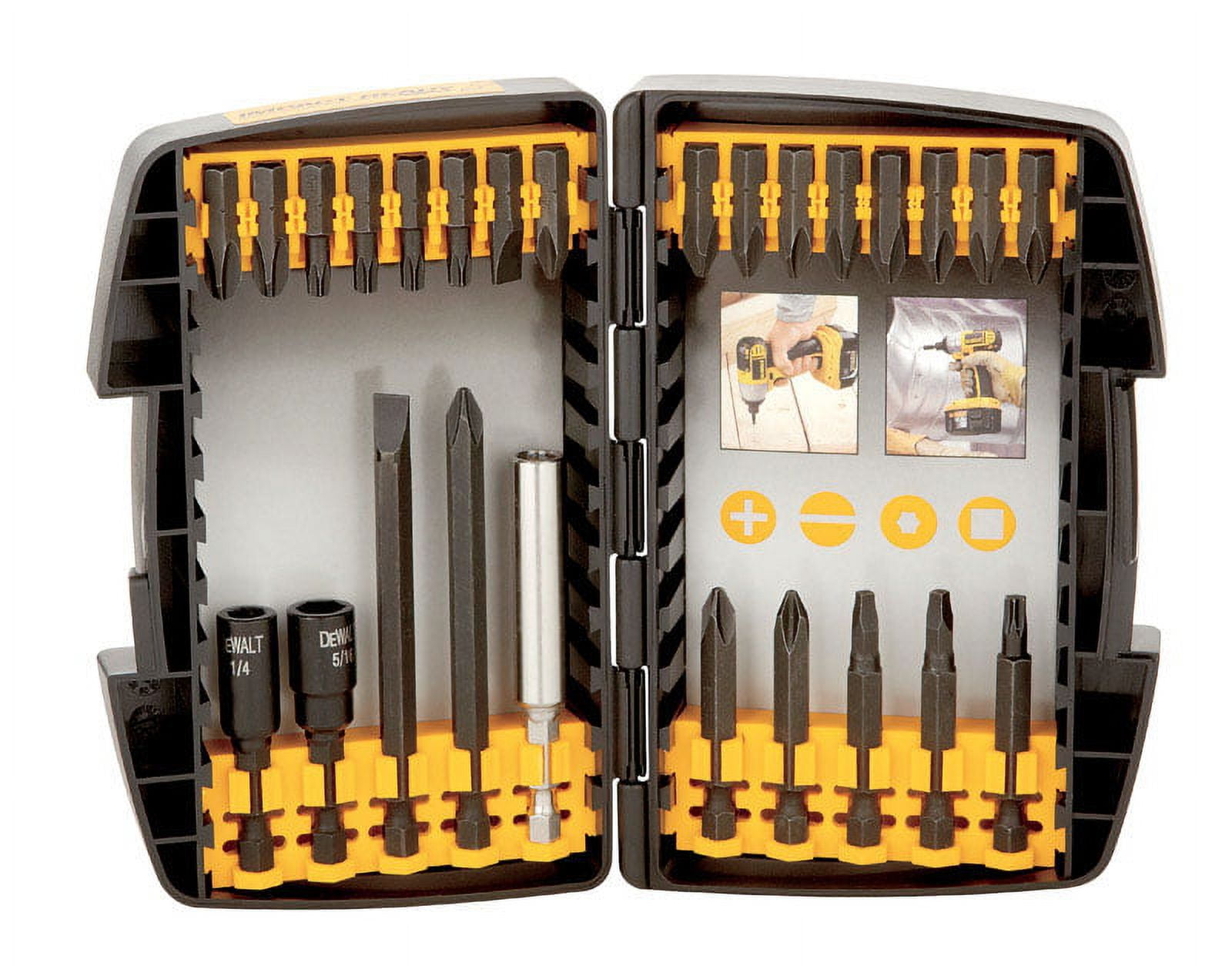 DeWalt DW2183 Impact Ready Screwdriving Bit Set, 26-Piece - Walmart.com