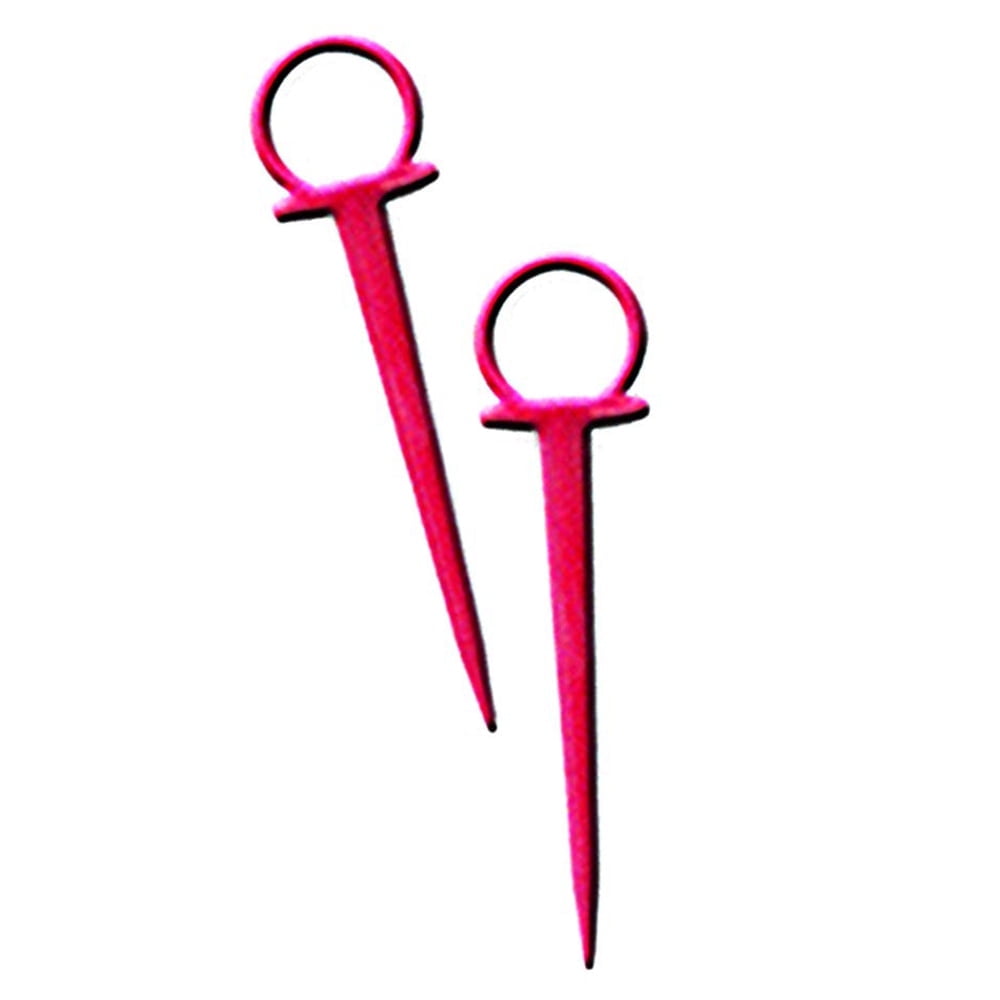 DeWitt 300-Pack Red Re-Pins Temporary Anchors, Reusable Garden Plastic ...