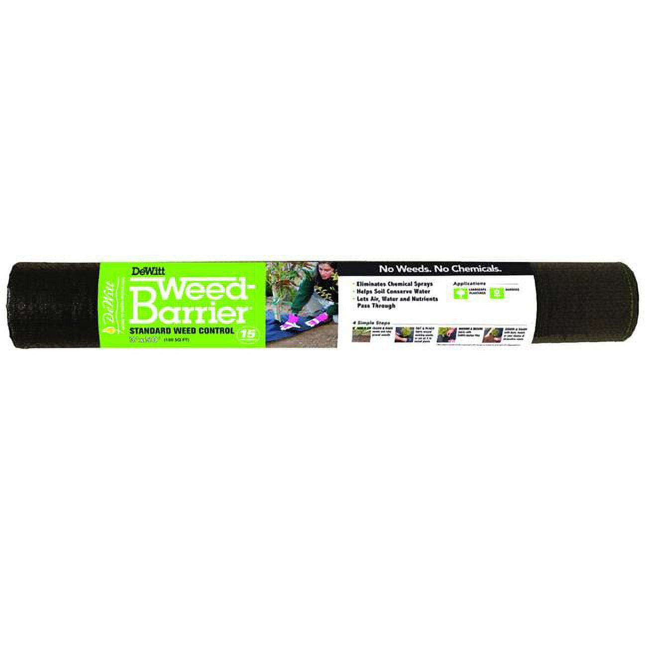 DeWitt Weed-Barrier 3 ft. W X 50 ft. L Polypropylene Landscape Fabric ...