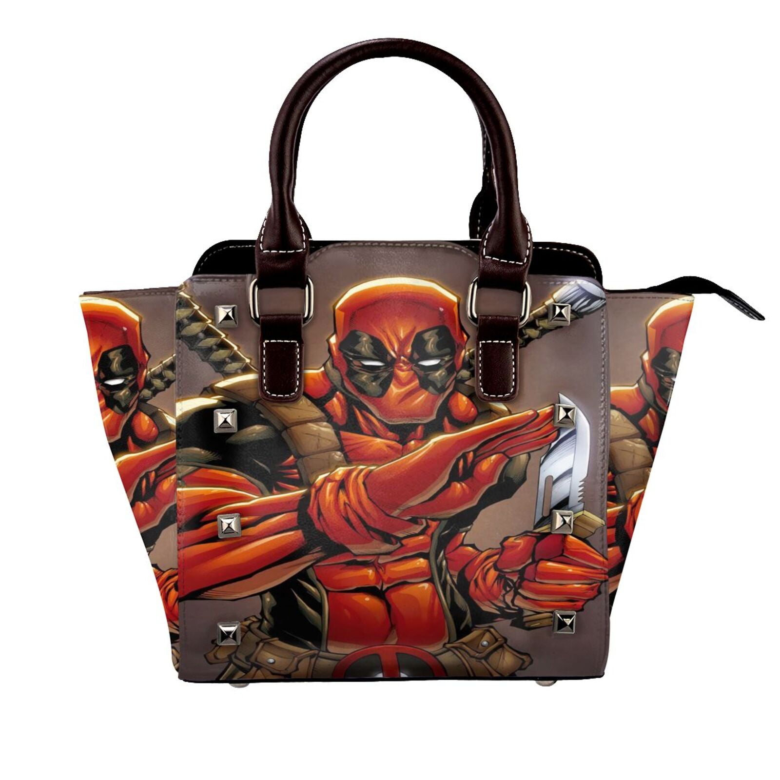 Dea_dPool Handbag Leather Rivet Shoulder Bag Luxury Fashion Shopping ...