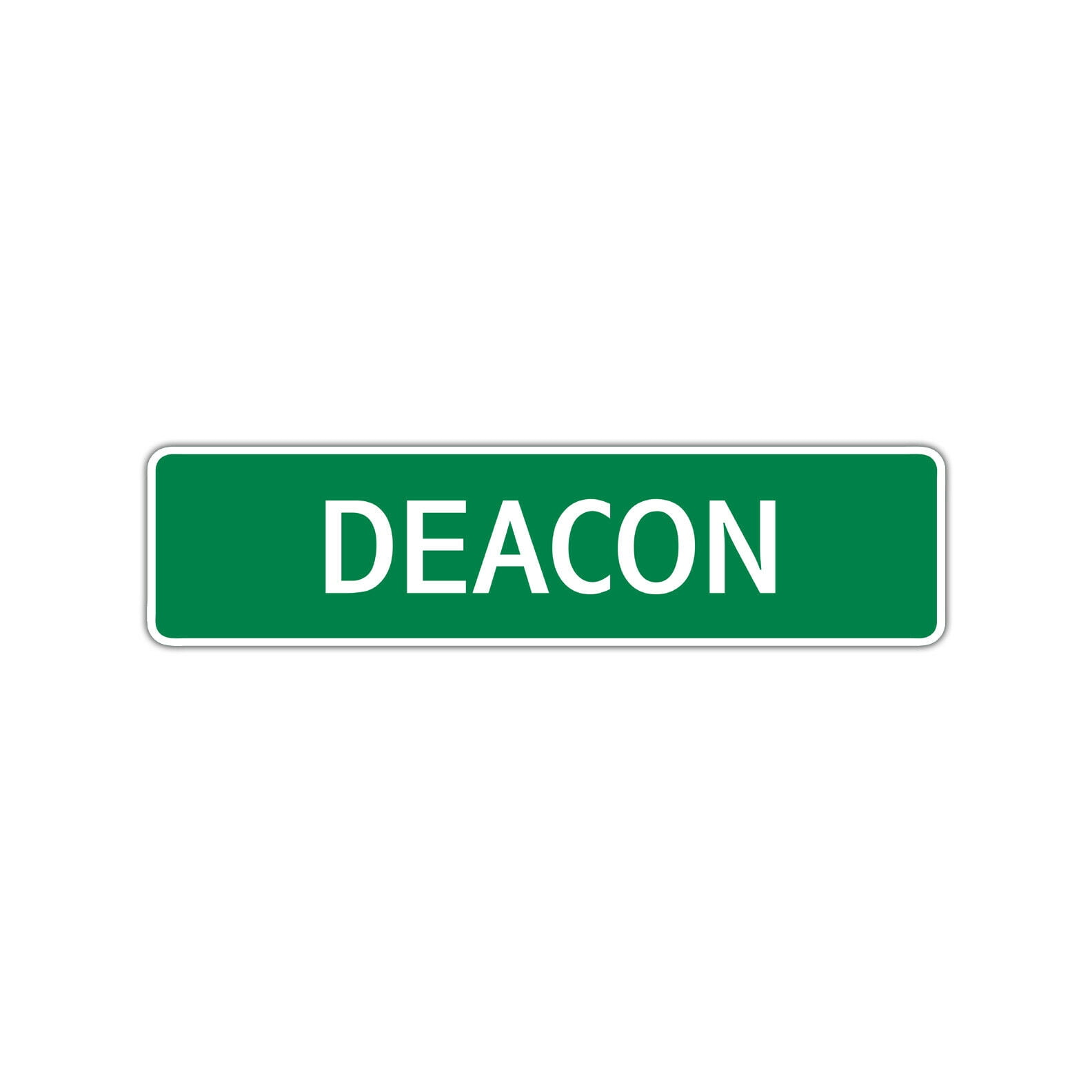 Deacon Boys Children Name Letter Printed Label Indoor Outdoor Wall ...