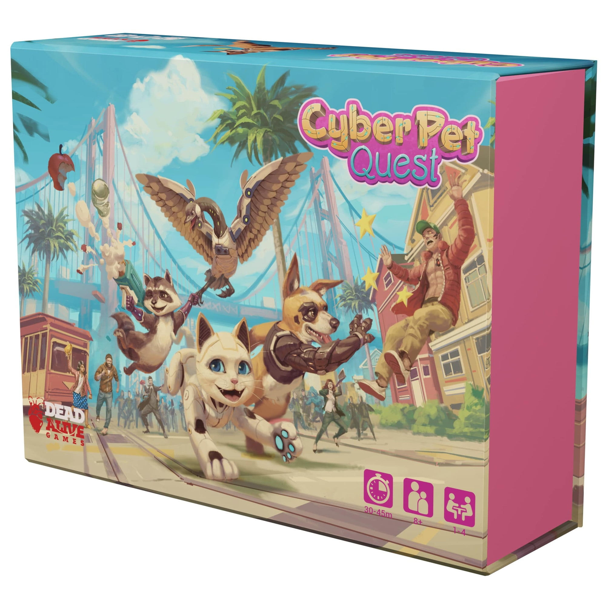 Dead Alive Games | Cyber Pet Quest | Cooperative Campaign Board Game ...