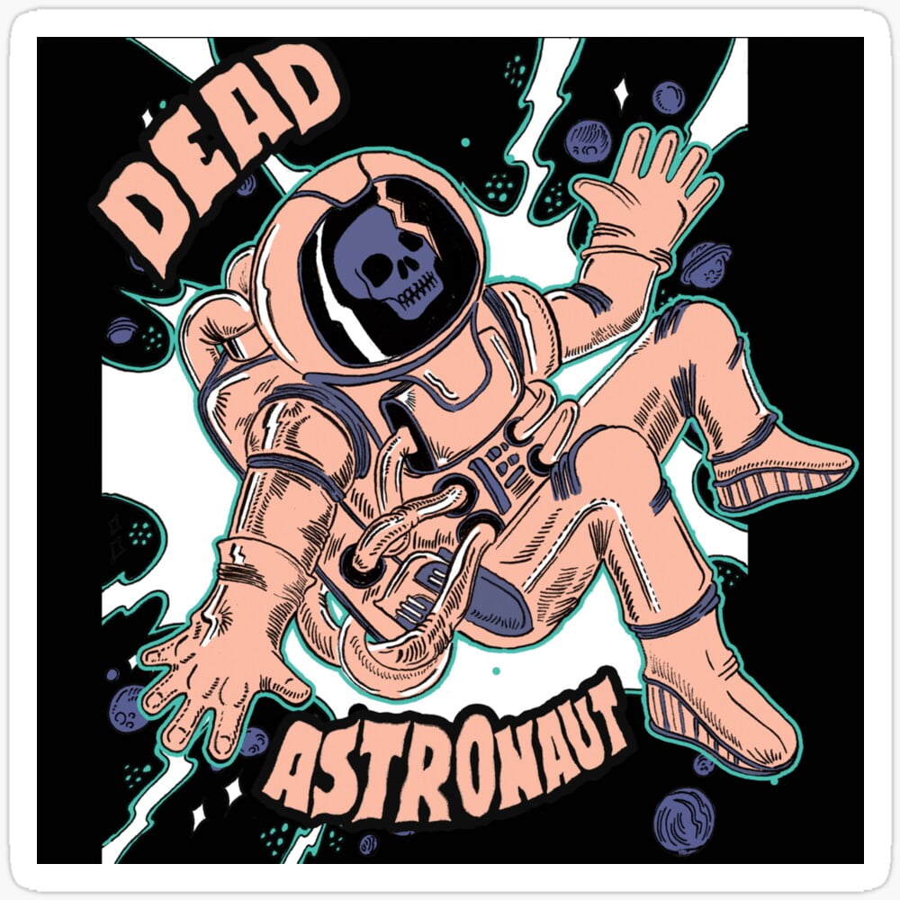 Dead Astronaut Sticker Phone Decal Water Bottle Stickers Car Decals ...