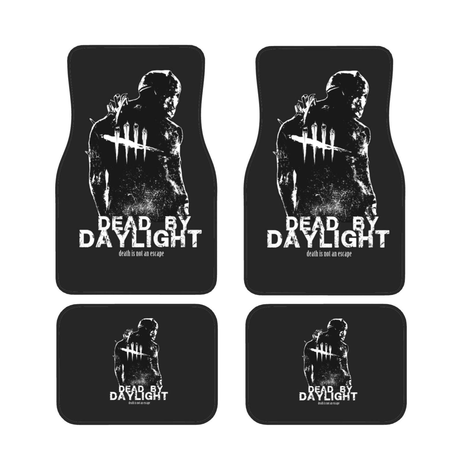 Dead By Daylight Death Car Floor Mat Set 4-Piece Front/Rear Auto Foot ...