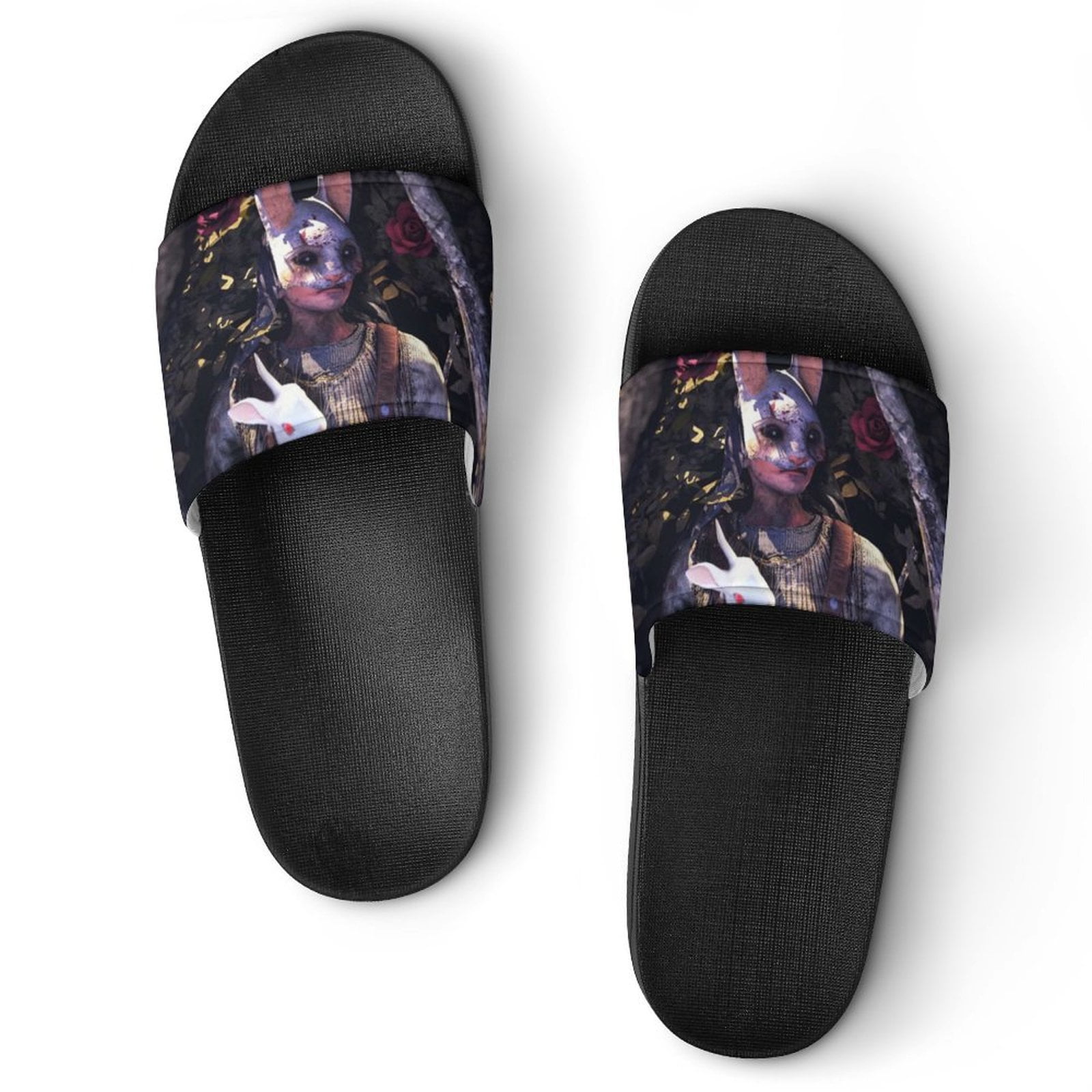 Dead By Daylight Huntress Unisex Slippers Summer Beach Slide Sandals Comfortable Home Slippers ...