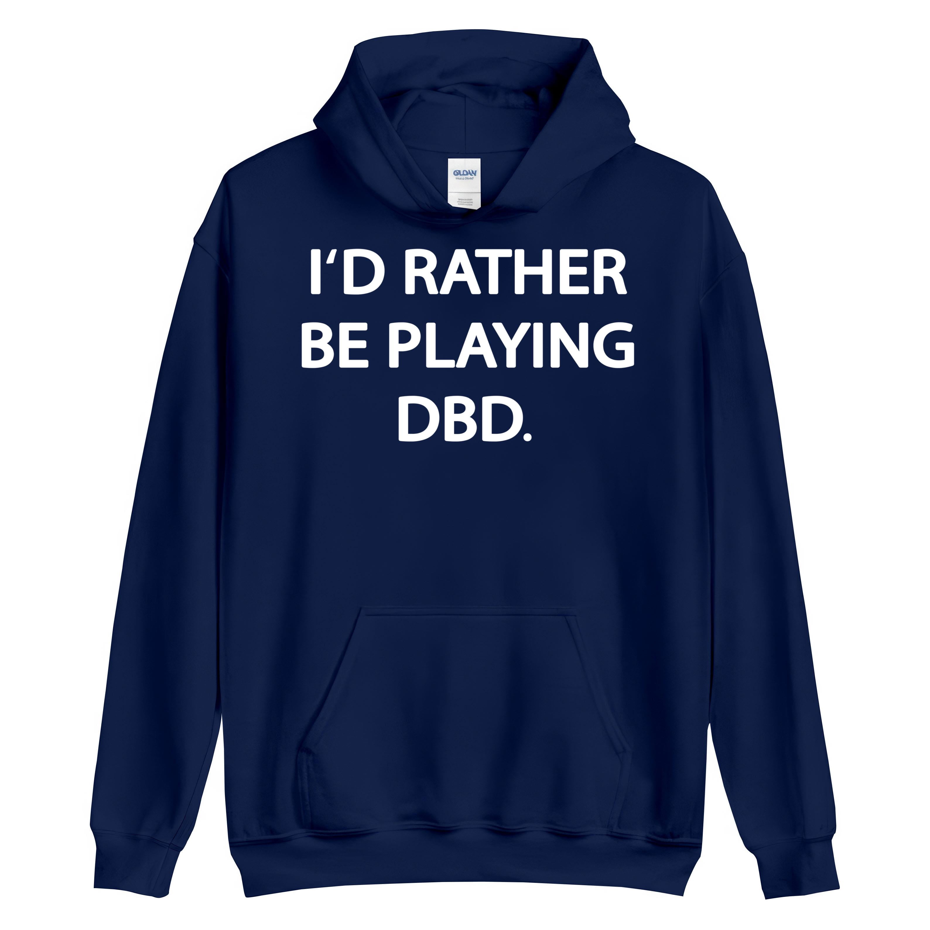 Dead By Daylight I'd Rather Be Playing DBD T-Shirt Funny Gaming T-Shirt ...
