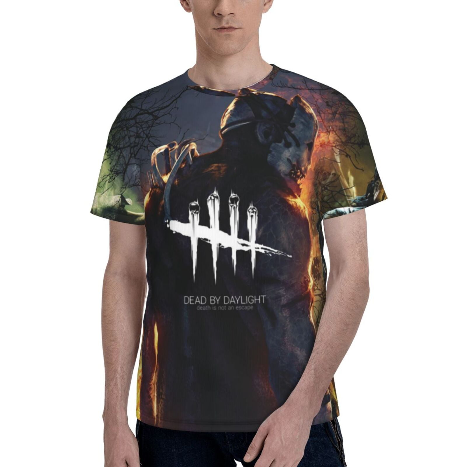 Dead By Daylight Shirt 3d Printed T Shirt Crewneck Short Sleeve Top ...