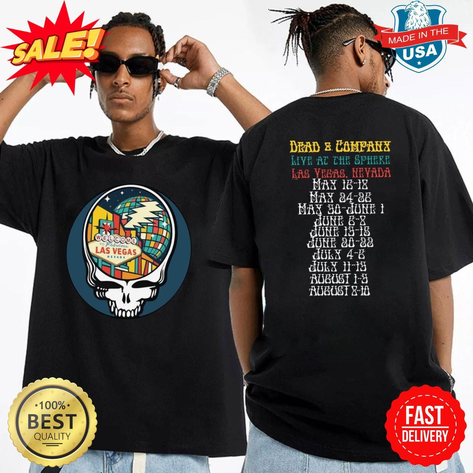 Dead Company Dead Forever Live at The Sphere Las Vegas 2024 Tour T shirt S-4XL - Walmart.com