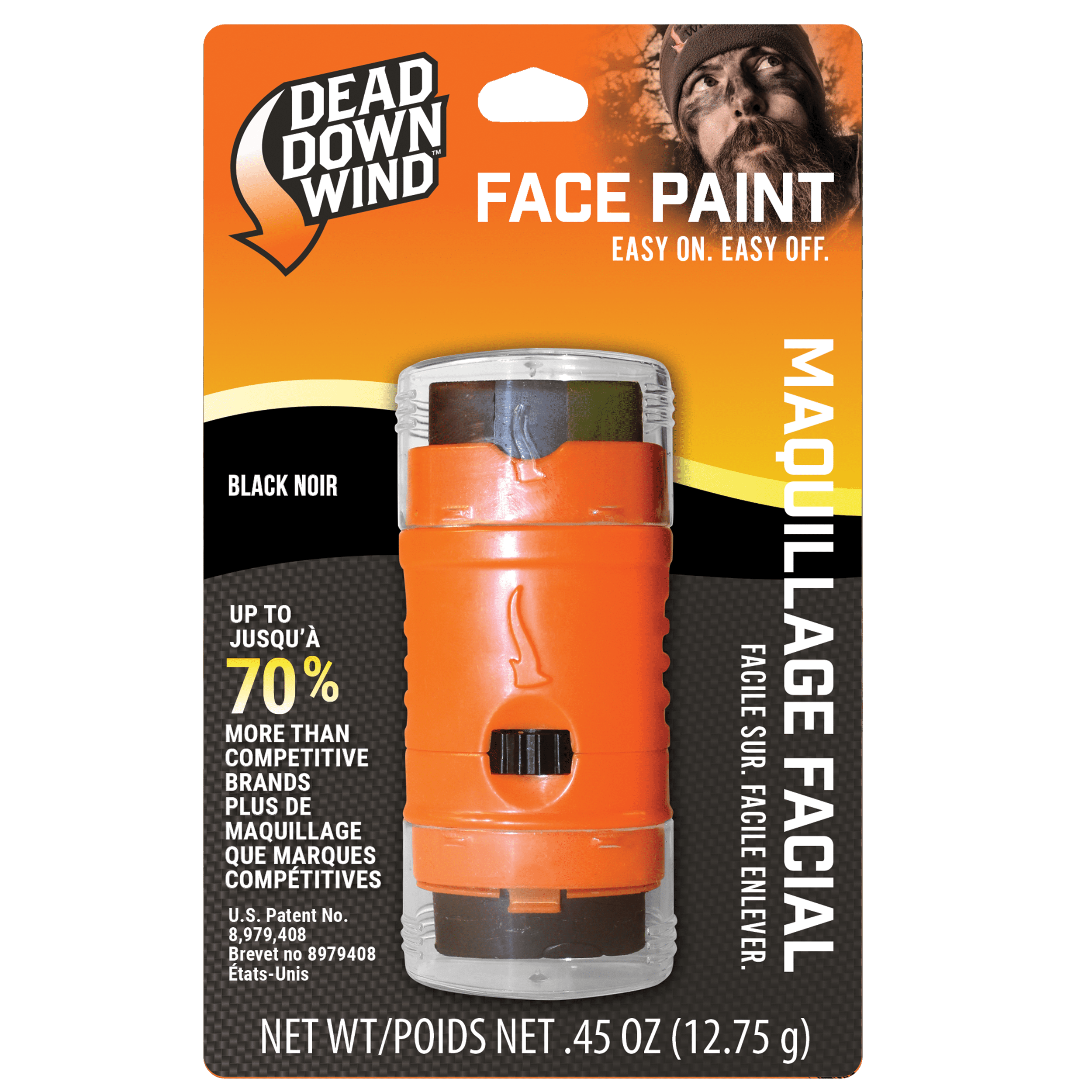 Dead Down Wind Face Paint (Black) System - Walmart.com