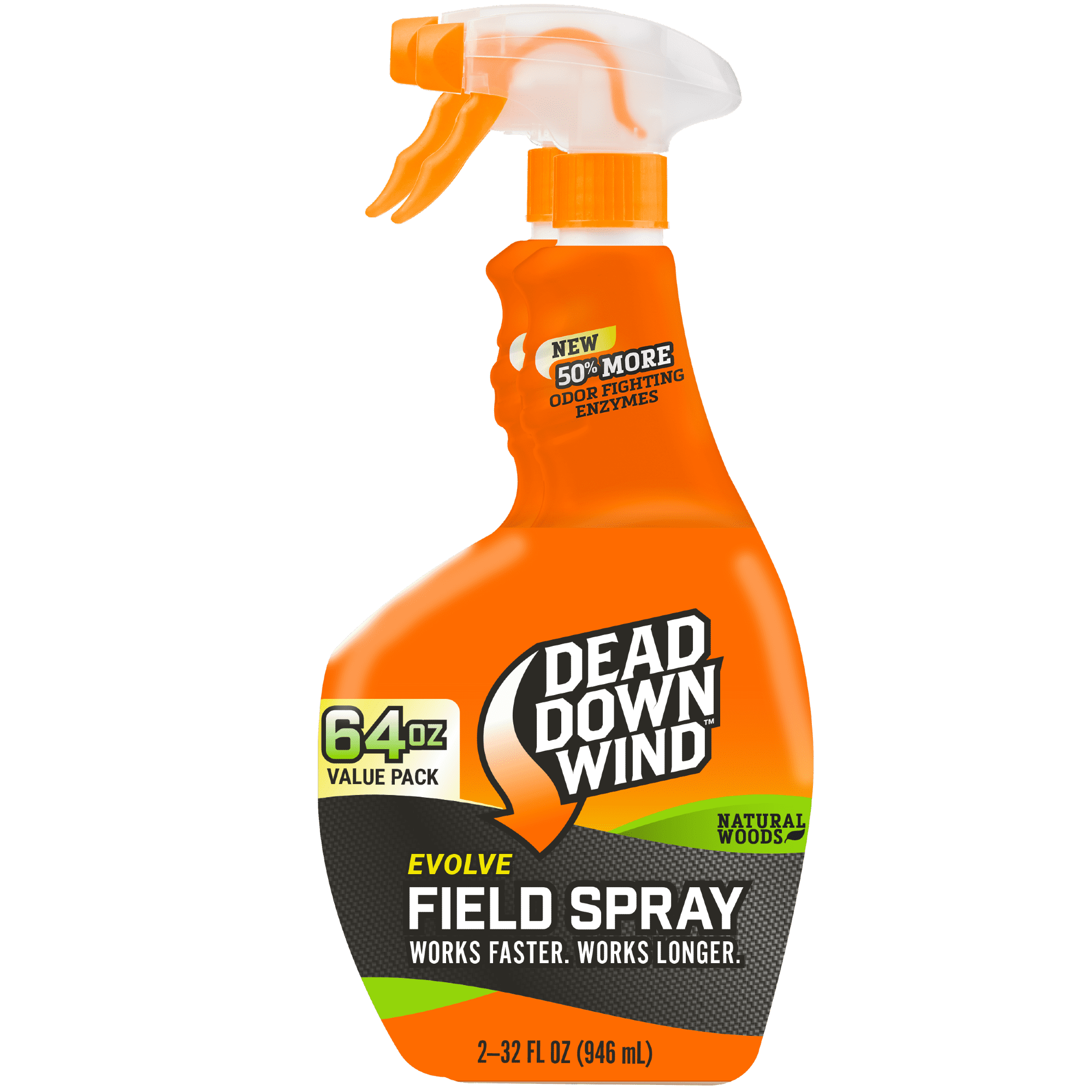 Dead Down Wind Field Spray 32 oz. Natural Woods - 2 Pack - Hunting ...