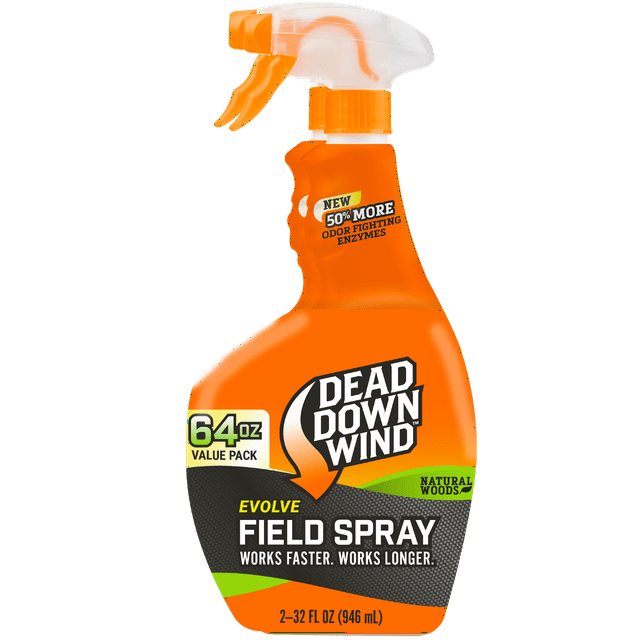 Dead Down Wind Field Spray 32 oz. Natural Woods - 2 Pack - Hunting ...