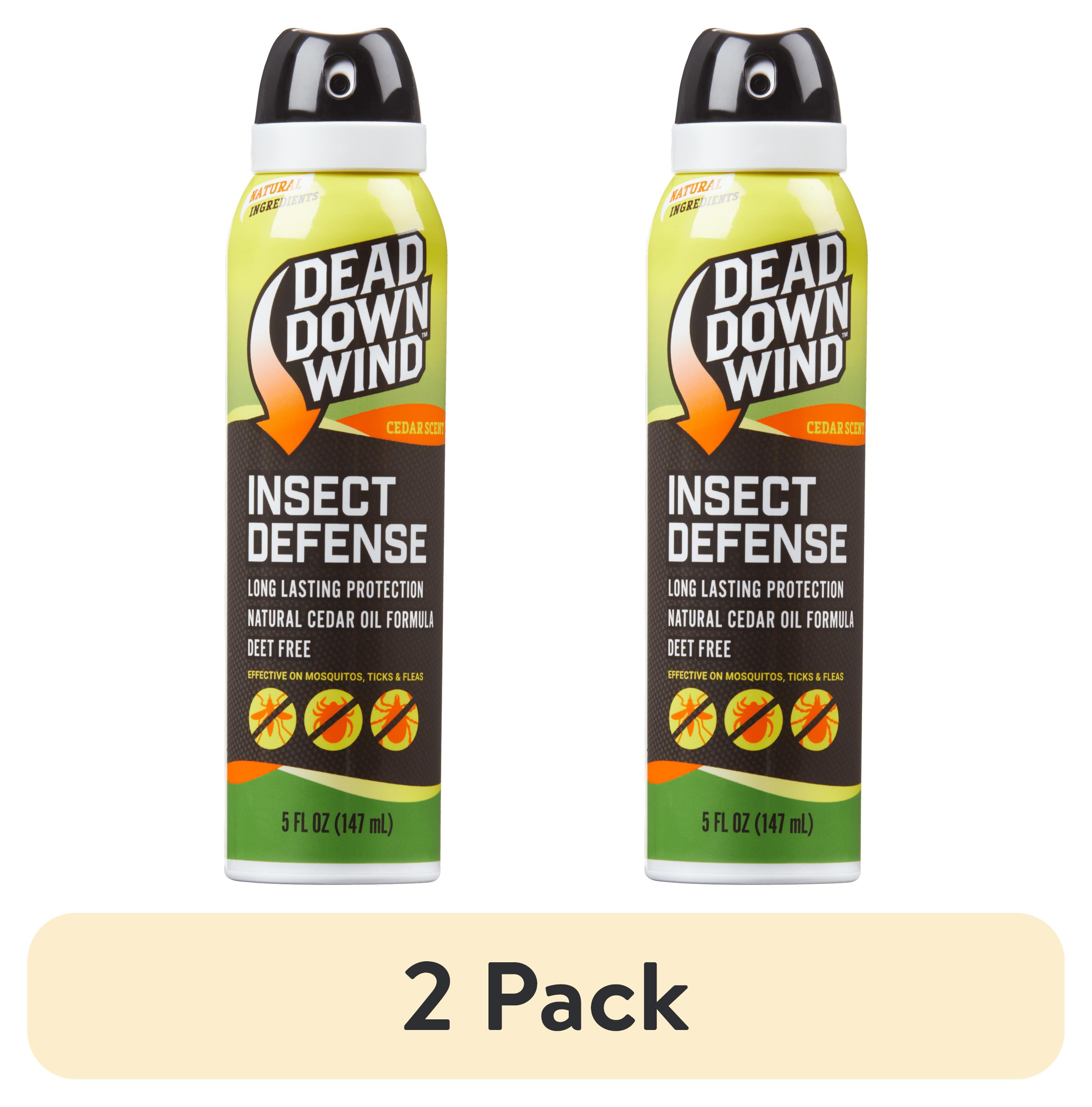 (2 pack) Dead Down Wind Insect Defense Spray - Cedar Scent - 5 fl oz ...