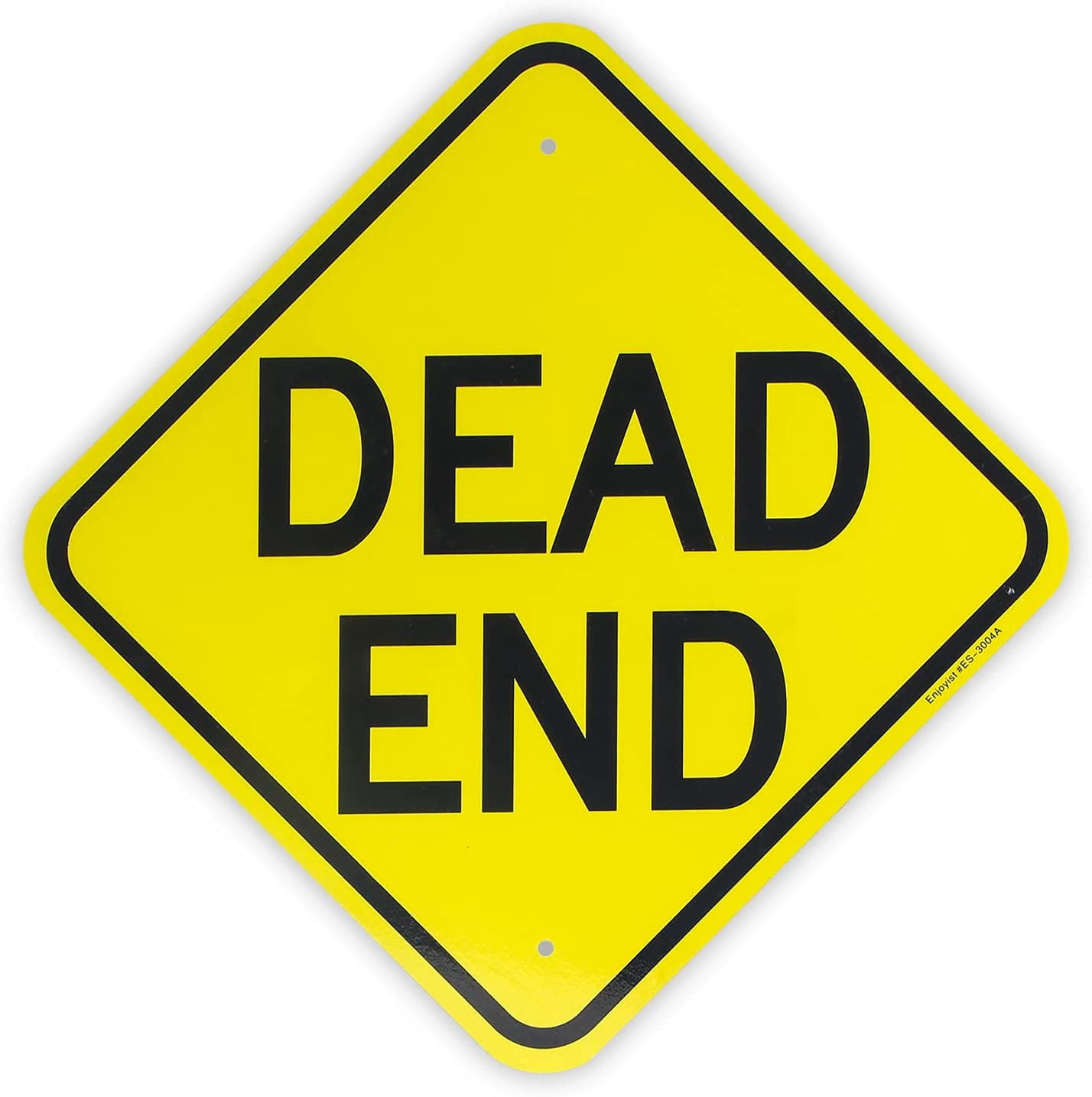 Dead End Sign，- 12"x 12" - .040 Aluminum Reflective Sign Rust Free ...