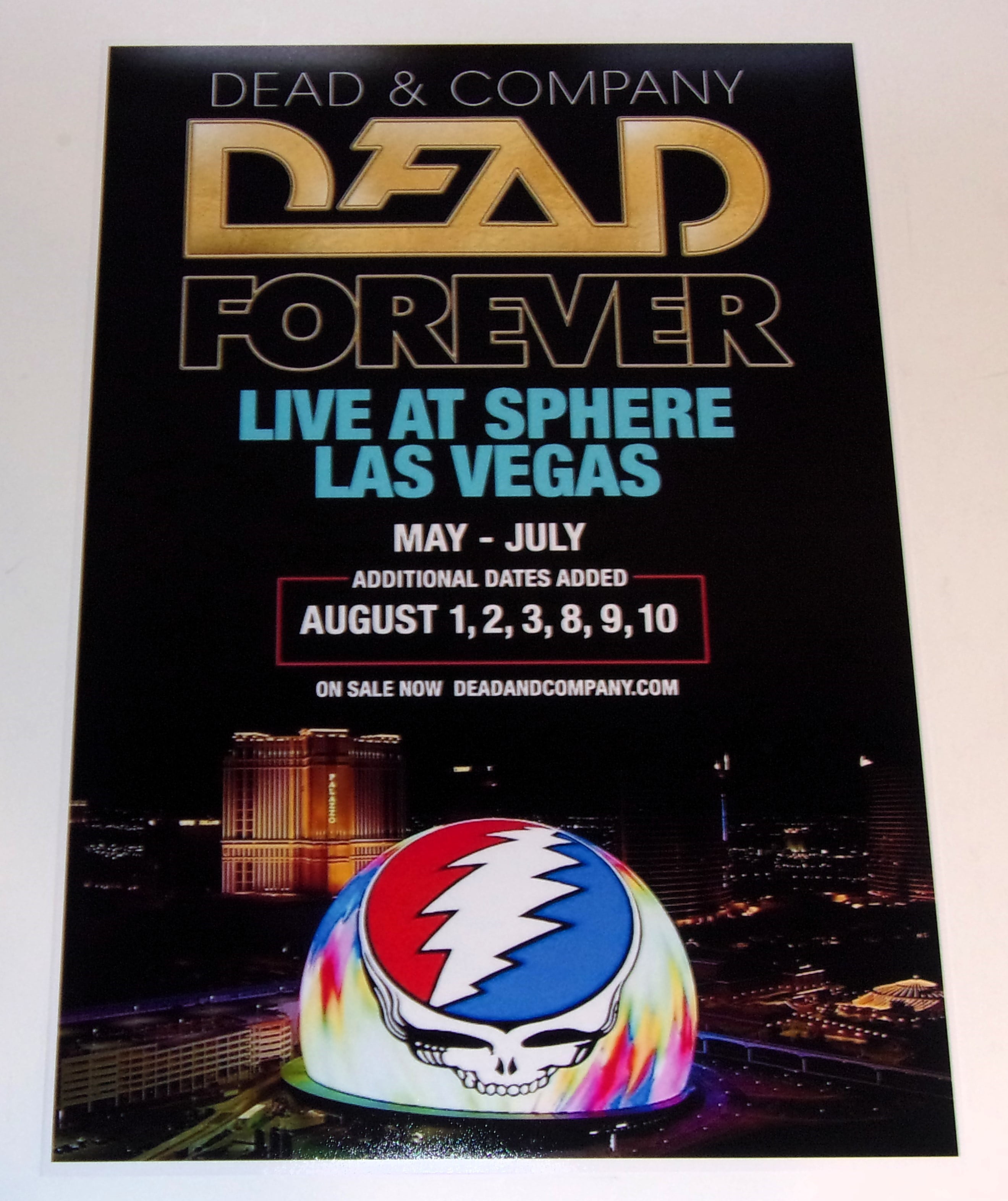 Dead FOREVER - Dead & Co. Grateful Dead Bob Weir SPHERE 2024 Poster 19 ...