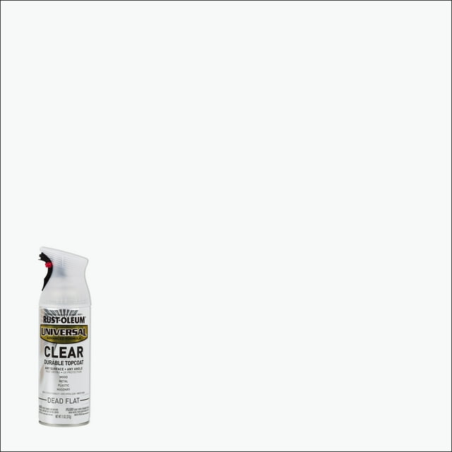 Dead Flat Clear, Rust-Oleum Universal All Surface Interior/Exterior ...