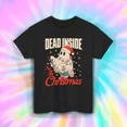 Dead Inside Christmas Funny Ghost Holiday Grunge Emo Xmas Humor Top ...