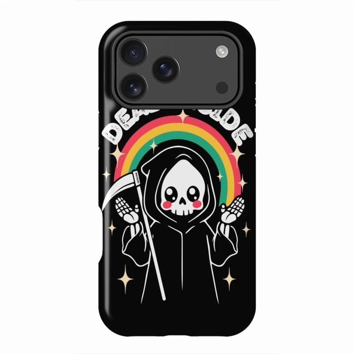 Dead Inside Cute Funny Halloween Cartoon Case with iPhone 17 to 11 Pro ...