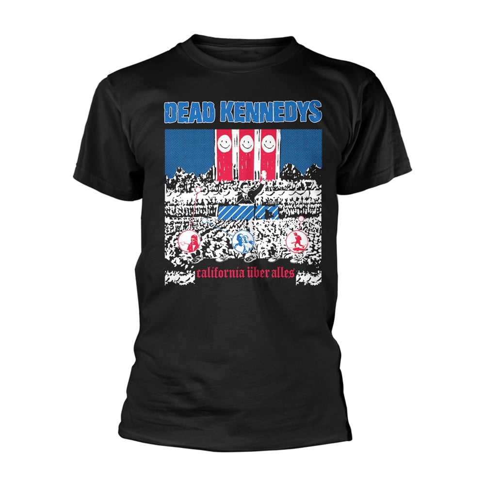 Dead Kennedys Men's California Uber Alles Slim Fit T-Shirt Black Large | Officially Licensed ...