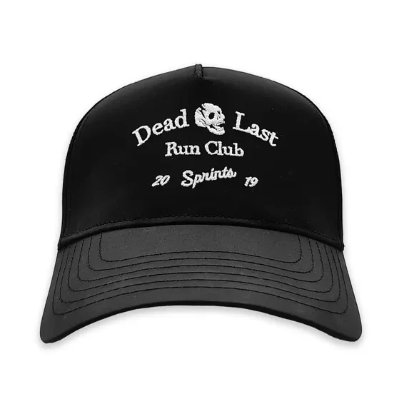 Dead Last Run Club Embroidered Hat, Funny Skull Running Cap for Joggers ...