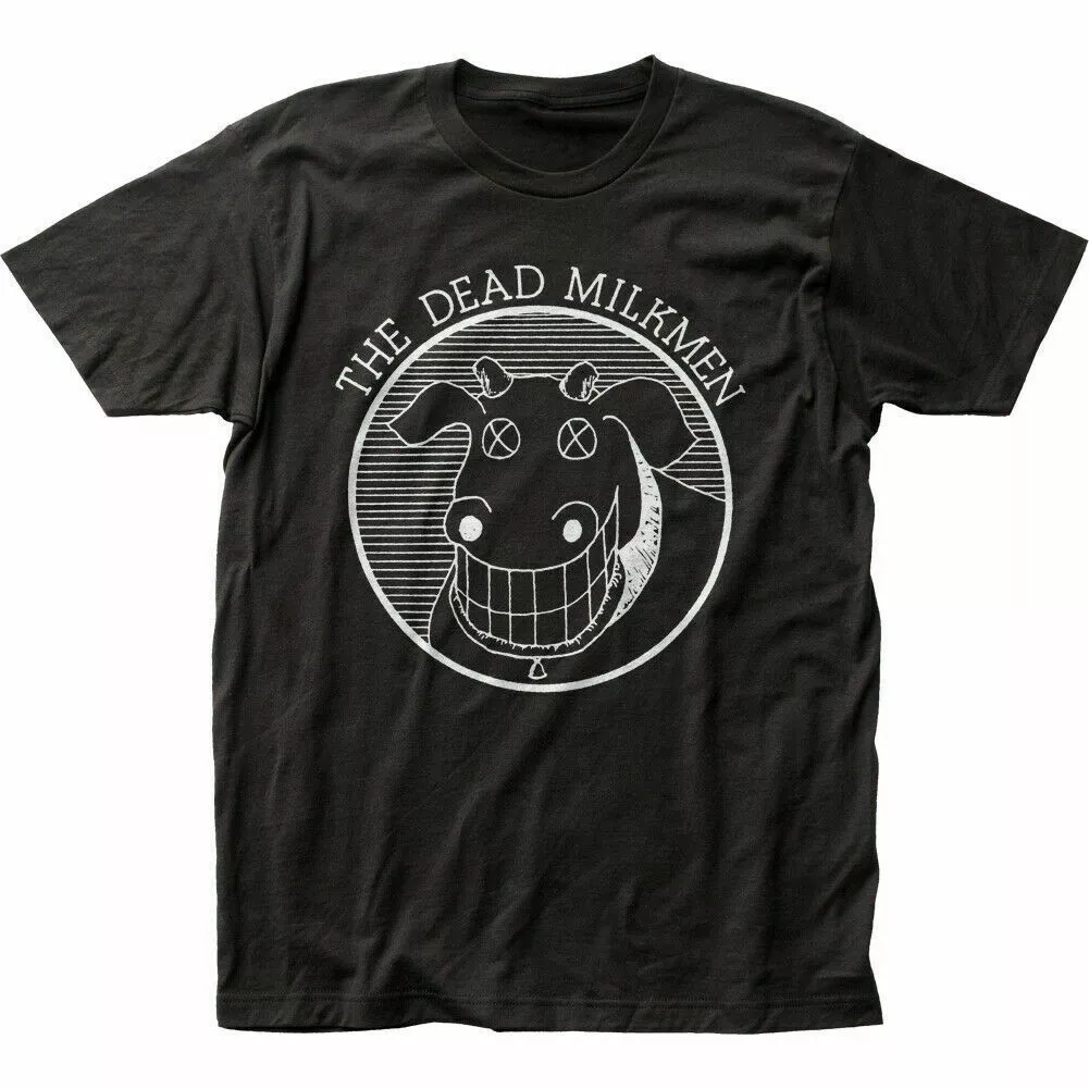 Dead Milkmen Cow Logo T Shirt Rock N Roll Music Band Tee - Walmart.com