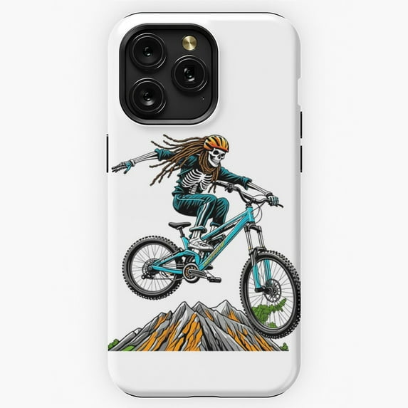 Dead Mountain Bike Air Extreme Biker Design Art iPhone Case 17 16 15 14 13 12 11 Pro Max ...