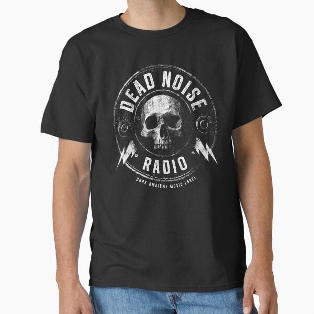 Dead Noise Radio Dark Ambient Music Retro Minimal Art T Shirt,for men ...