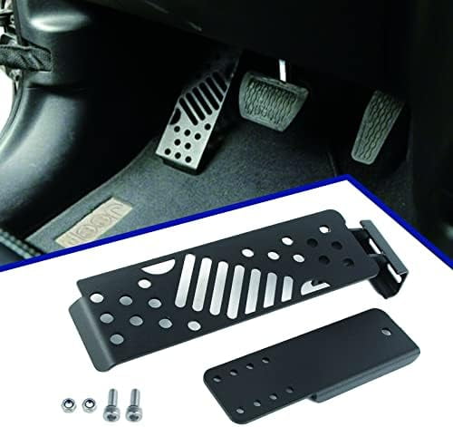Dead Pedal Driver Foot Rest Pad Metal Kick Panel Fit for 2018-2021 J ...