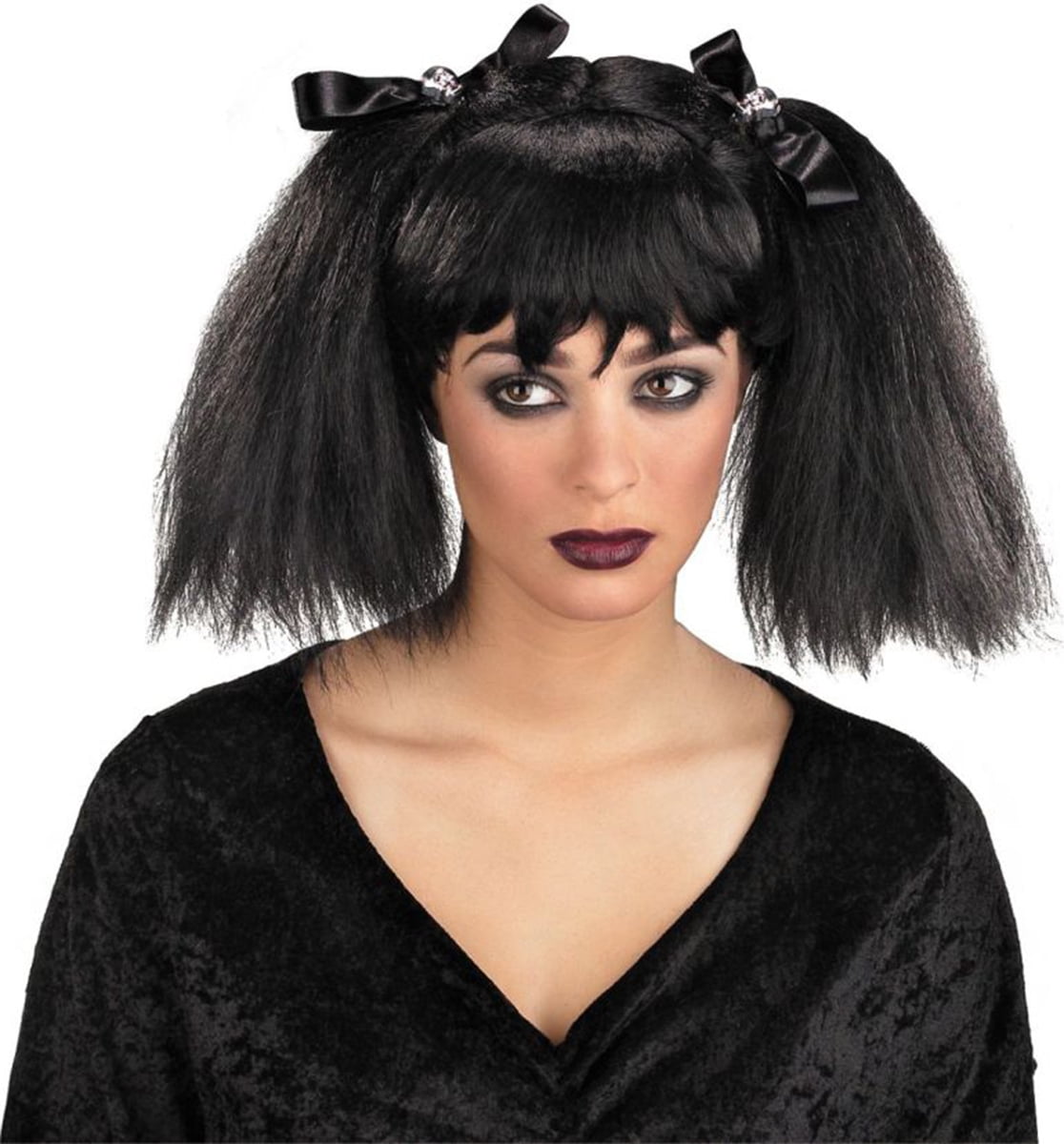 Dead Pigtails Wig Adult Halloween Accessory - Walmart.com